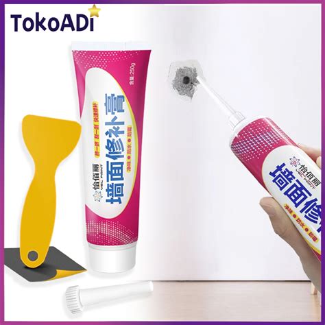 Jual Set Dempul Tembok Lem Tembok Retak Tahan Air Krim Penambal Lubang