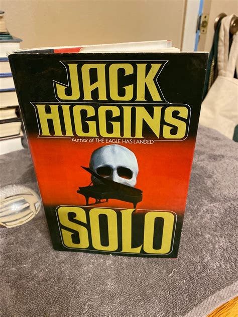 Solo Jack Higgins 1980 First Edition Very Good Britton Booksellers