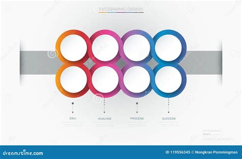 Circle Infograph Diagram Chart Circular Eight Flow Flowchart Graph