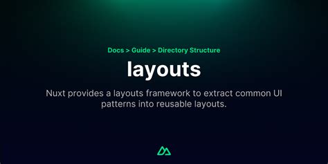 Layouts · Nuxt Directory Structure V3