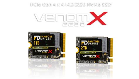 Fantom Drives Unveils Ultra Fast Venomx Nvme Ssd Drives Gamingshogun