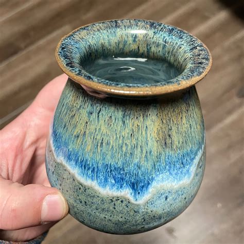 Blue Rutile X Ancient Jasper X Oatmeal In Glaze Ceramics Glazes For Pottery Ceramic