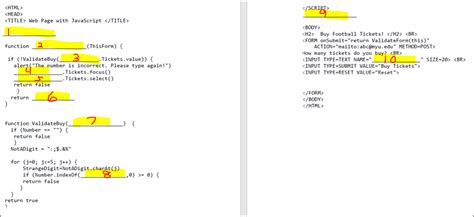 Solved Review The Following HTML And JavaScript And Fill In Chegg