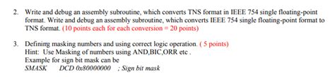 Write And Debug An Assembly Subroutine Which Chegg