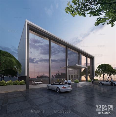 Modern Building Appearance 3d Model Download Model Id364779953 1miba