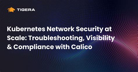 Kubernetes Network Security At Scale Troubleshooting Visibility Compliance With Calico