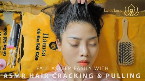 SATISFYING Asmr HAIR CRACKING, Hair Pulling & Scalp Scratching | ASMR for Sleep, Relaxation ...
