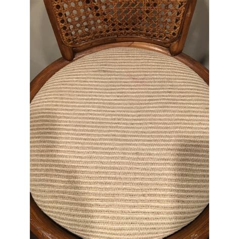 Wicker Swivel Bar Stools With Cushions A Pair Chairish