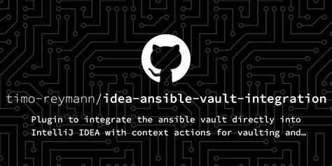github timo reymann idea ansible vault integration plugin to