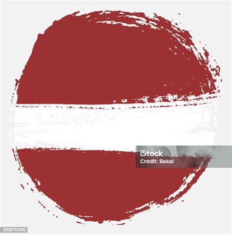 丸いブラシで塗りつぶされたラトビア円フラグ ベクトル手 イラストレーションのベクターアート素材や画像を多数ご用意 イラストレーション