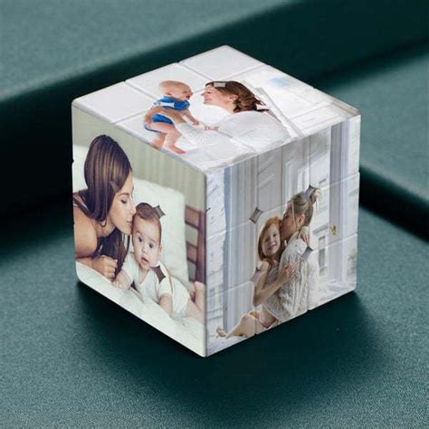 Customized Multi Photo Rubiks Cube Cube With Photos Personalized