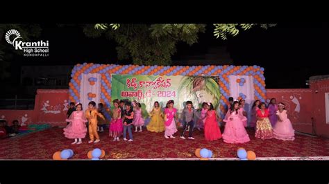 Convocation Day Dance Performance By Ukg Students 2024 Kranthi High