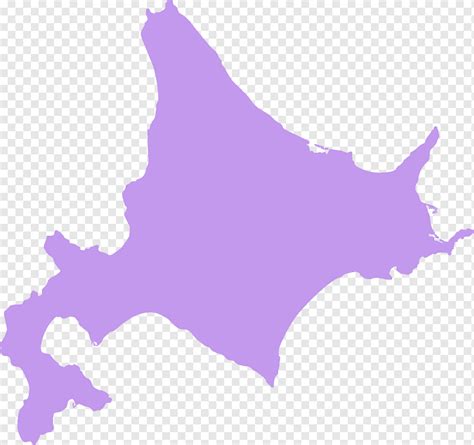홋카이도 일본지도 Pikusuta지도 자 음식 제비꽃 Png Pngwing