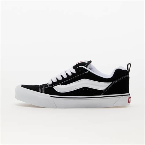 Mens Shoes Vans Knu Skool Black True White Footshop