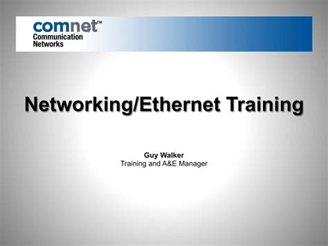 Network Ethernet Basics