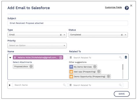 add email attachments in gmail to salesforce ebsta knowledge base