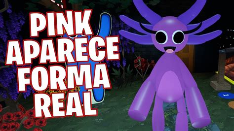 Nueva Forma Real De Pink Jumpscare 😱 Rainbow Friends Youtube
