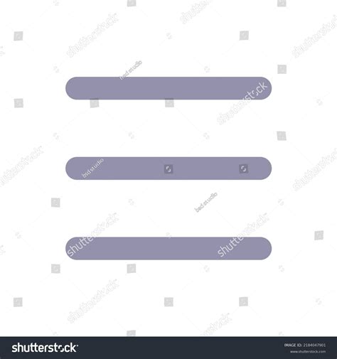 Hamburger Like Menu Flat Color Ui Stock Vector Royalty Free 2184047901 Shutterstock