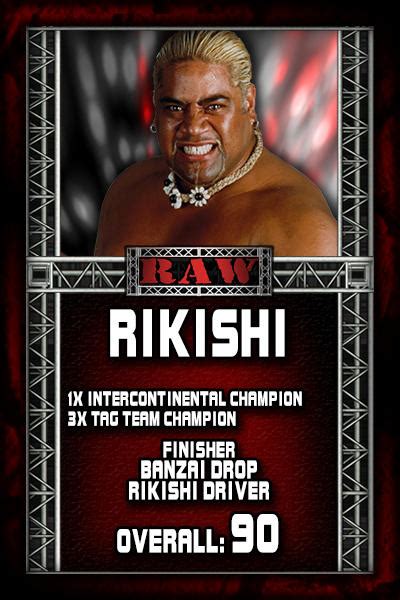 Raw 2001 02 Custom Supercard Rikishi By Bansaghydesigns On Deviantart