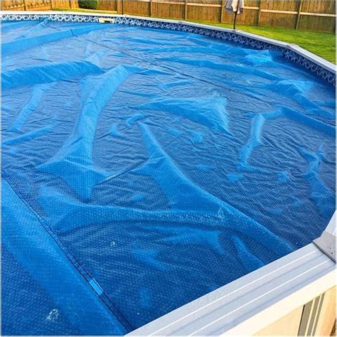 Amazon Blue Round Solar Cover Ft In Above Ground Pools Heat