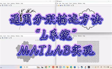 l系统——通用分形描述方法介绍（全站首个matlab实现）及演示 哔哩哔哩