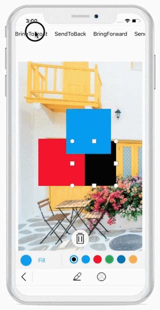Shapes In Syncfusion SfImageEditor Control In Xamarin IOS