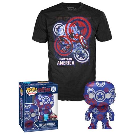 POP Tees Marvel Captain America Civil War Art Series Special
