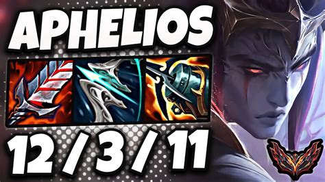 Aphelios Vs Kaisa Adc Lol Korea Grandmaster Patch 1324 Youtube