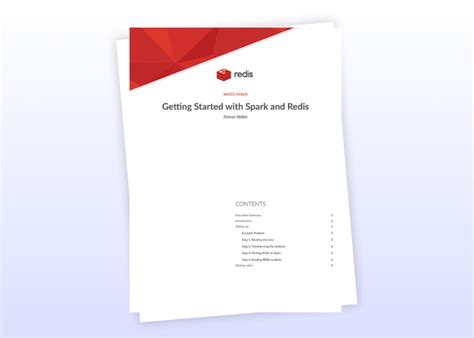 getting started with spark and redis redis