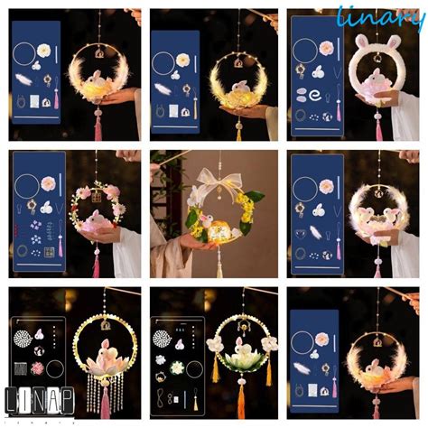 Culinaryhv โคมไฟเทศกาลไหว้พระจันทร์ Diy โคมไฟกระต่ายมือถือเรืองแสงทํา