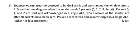 solved question 2 a two nodes a and b use a sliding window