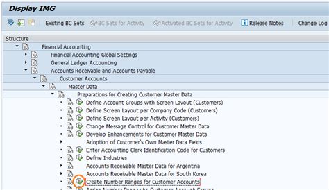 sap sd define number ranges for customer account group