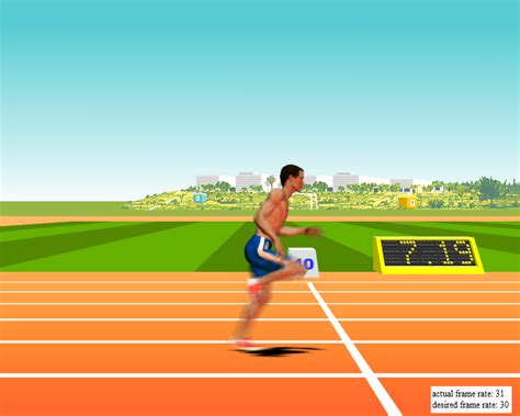 40 Yard Dash Play Online On Flash Museum 🕹️
