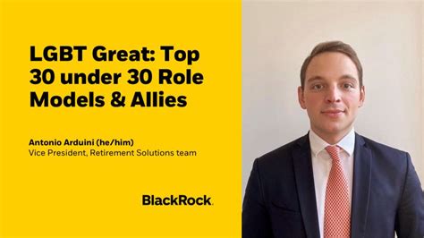 Congratulations To My Colleague Antonio Arduini For Being Honored As One Of The Three Blackrock