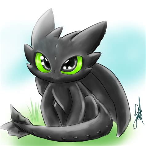 Toothless Chibi By Leonarockera On Deviantart