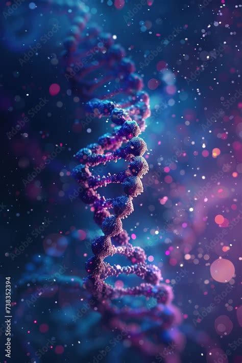 Dna Discoveries 3d Visual Dna Helix Strand Advancing Medical