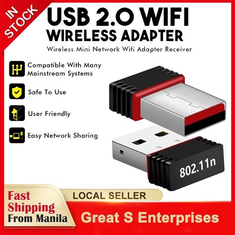 Gse Usb 20 Wireless Wifi Adapter Dongle 300mbps 80211n Mini Wifi