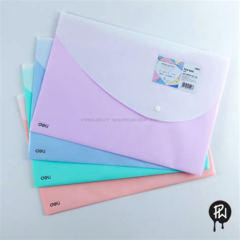 Deli Plastic Envelope Long Button Fc Project Workshop Ph