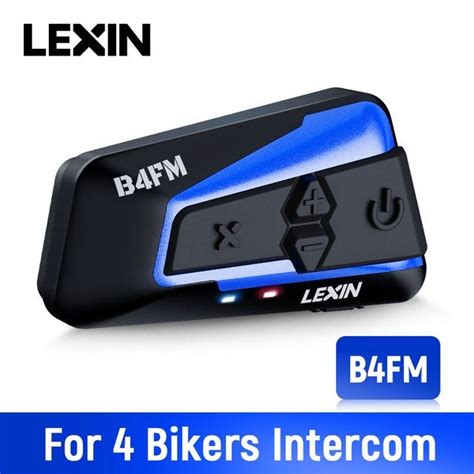Lexin B FM Bikers Bluetooth Motorcycle Intercom Helmet Headsets Wireless Communication
