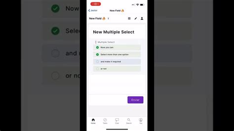 Nova feature Campo de múltipla seleção no Jestor YouTube