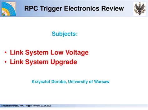 PPT RPC Trigger Electronics Review PowerPoint Presentation Free Download ID