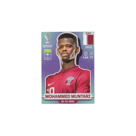 Offer Soccer Cards Mohammed Muntari Qatar Panini Fifa Stickers 2022