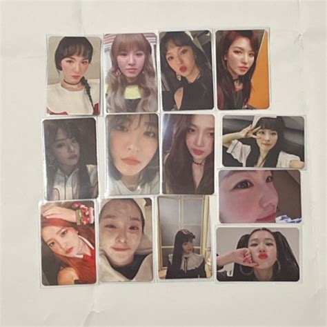 Red Velvet 歷代 專輯 專卡 智能 小卡 Kit Irene Seulgi Wendy Joy Yeri 蝦皮購物