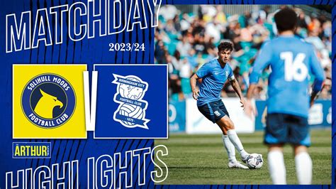 Highlights Solihull Moors 0 1 Blues Youtube