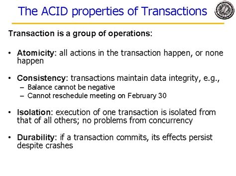Implementing Transactions For File System Reliability David E