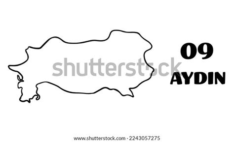Turkey Empty Map Vector Stock Vector Royalty Free 2243057275