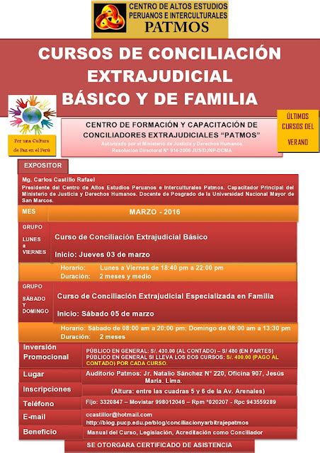 TRAS EL PENSAMIENTO CAUTIVO CURSO DE CONCILIACION EXTRAJUDICIAL MARZO