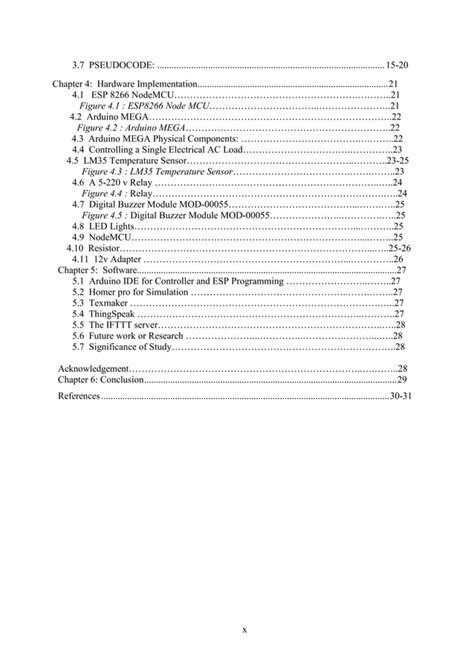 Iot Thesis Report About Home Automation System Pdf