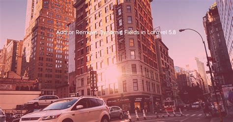 Add Or Remove Dynamic Fields In Laravel 58