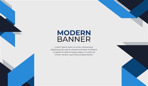 Premium Vector Modern Background Design Template With Blue Shapes
